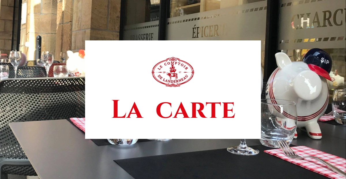 LE COMPTOIR DE LANDERNEAU à Landerneau – Carte